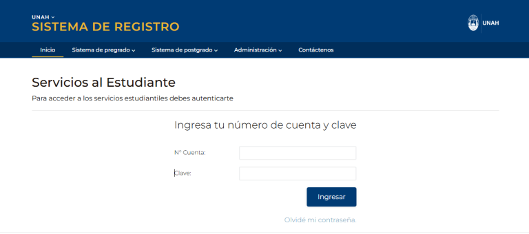 Así puedes matricularte en las carreras en línea de UNAH