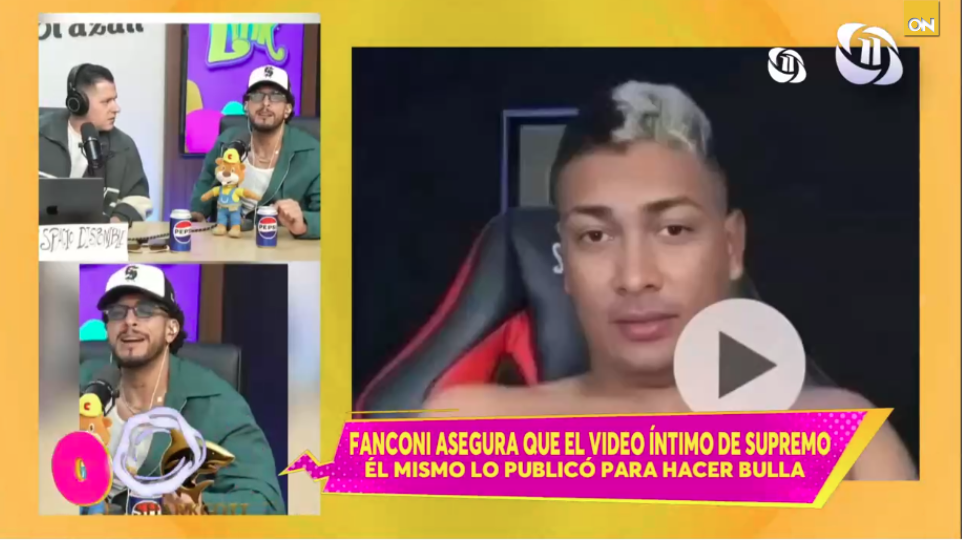 Fancony revela la "verdad" sobre video de Supremo